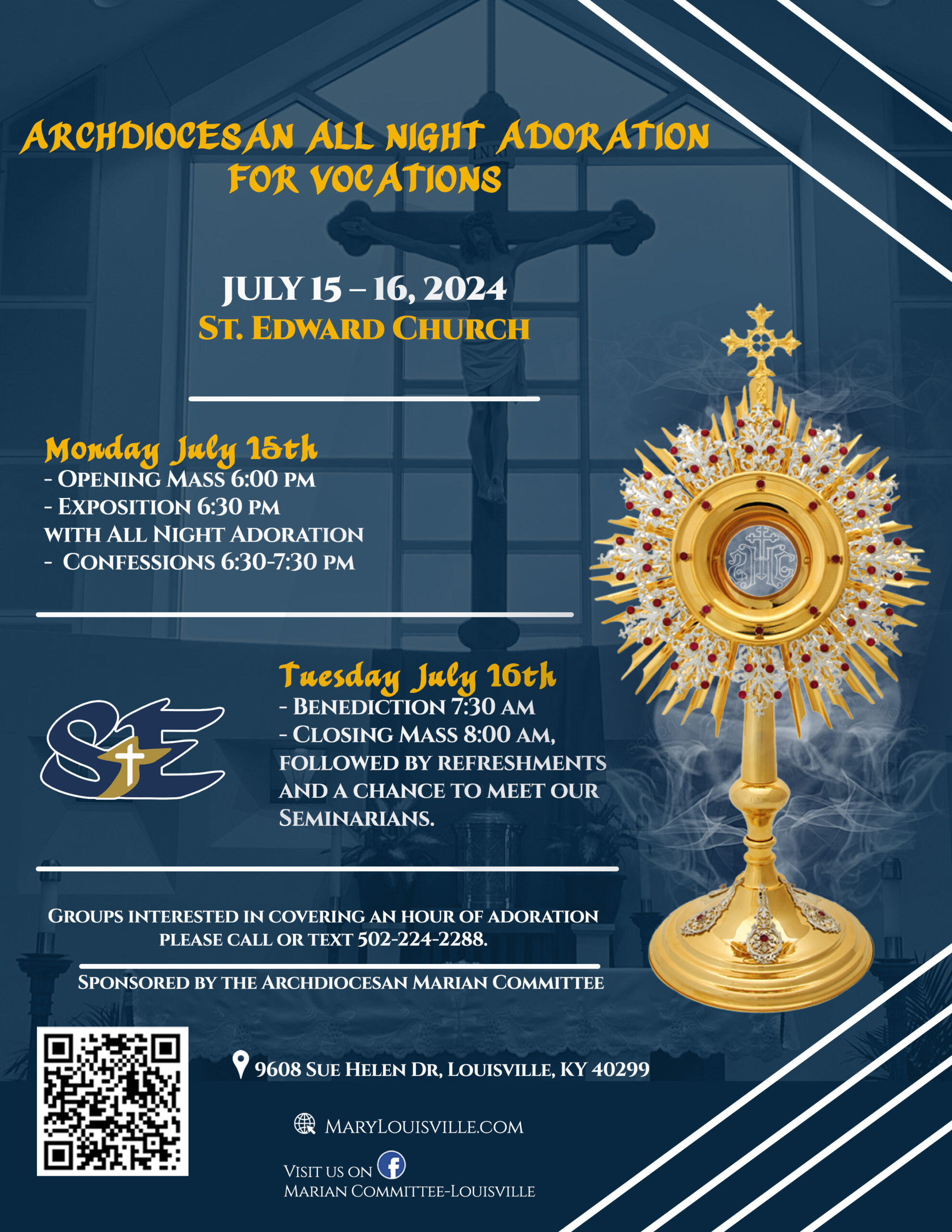 All Night Adoration for Vocations – Archdiocese of Louisville